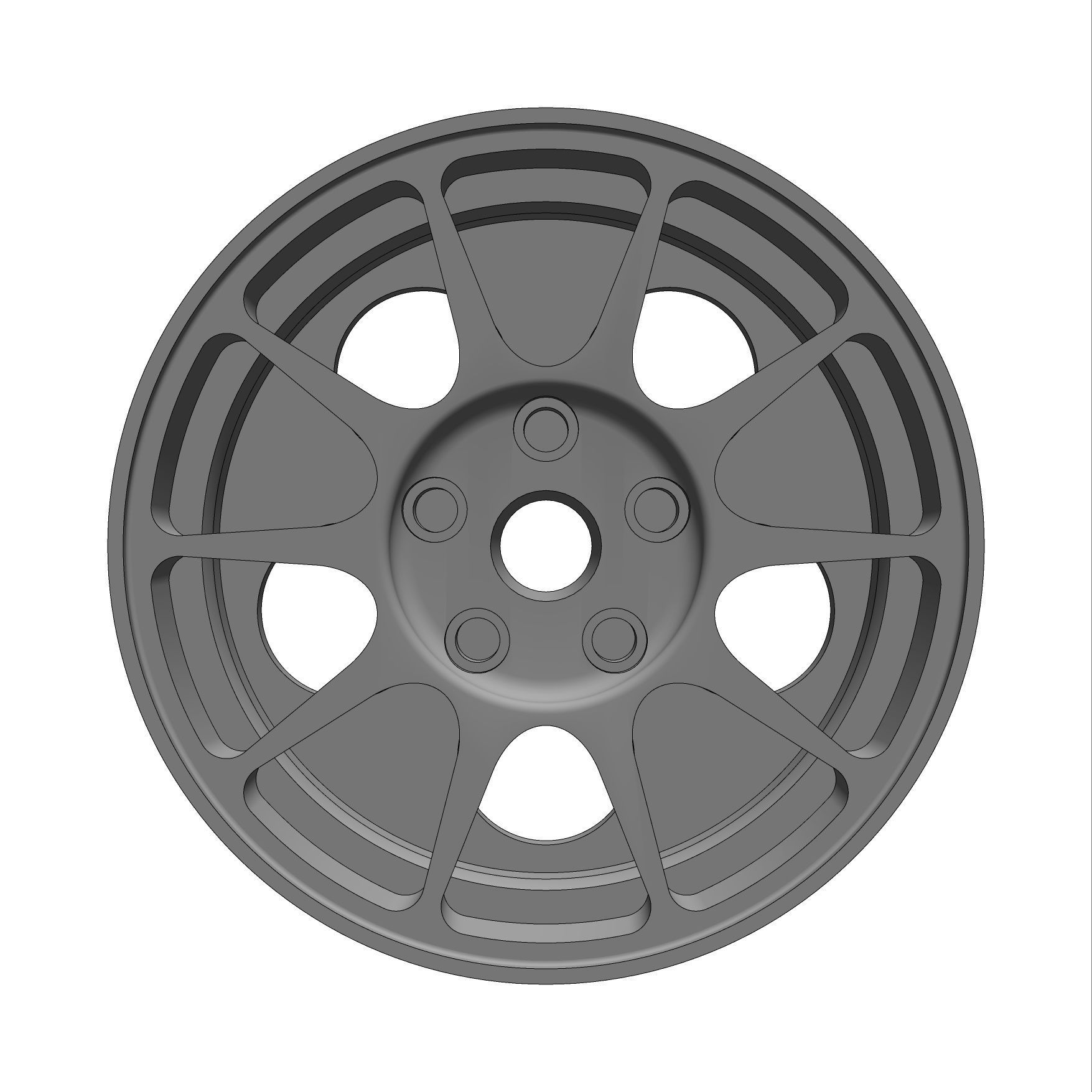 Integra type-R 164 RIMS FOR HOTWHEELS 3D print model 3D model 3D ...