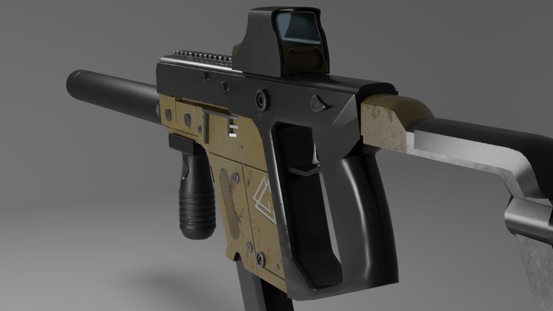 3D model Vector Smg Gun VR / AR / low-poly | CGTrader