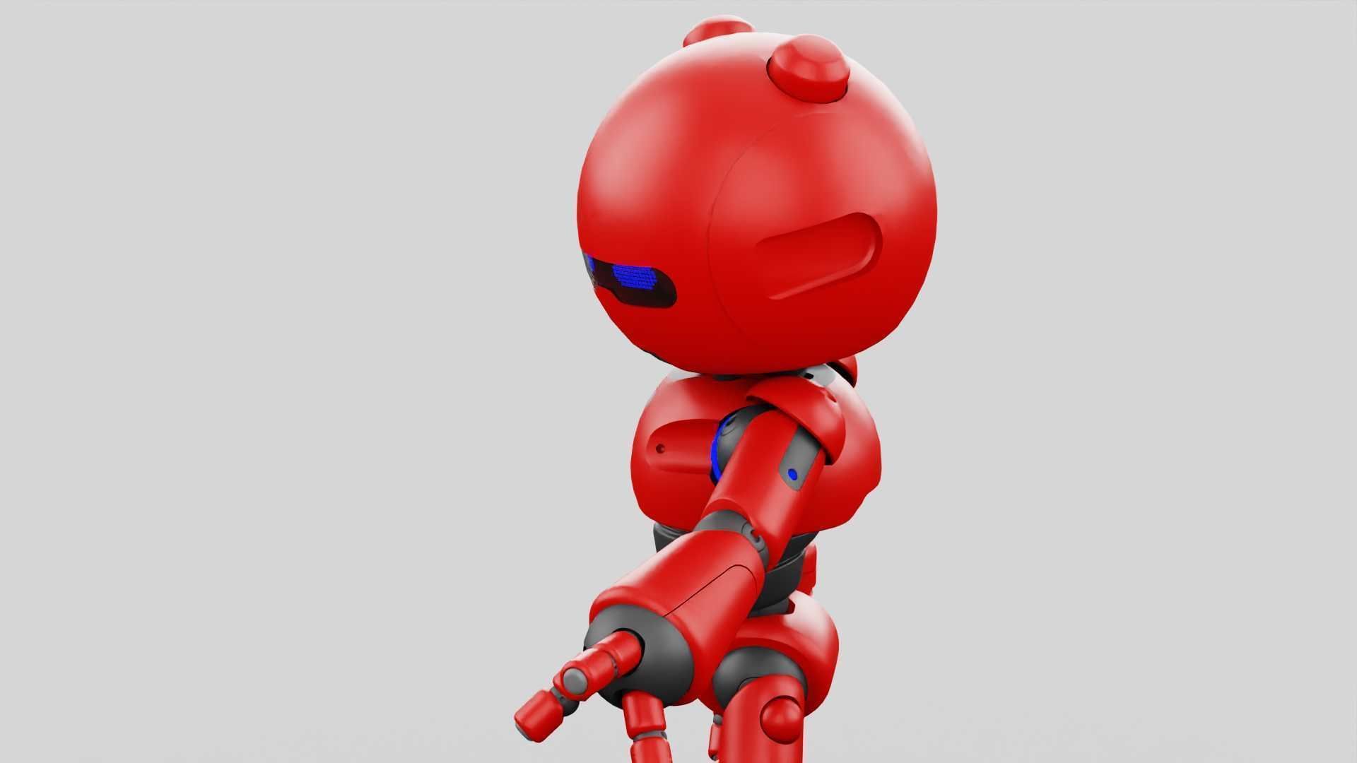 HELL BOY BOT RIGGED 3D model rigged | CGTrader