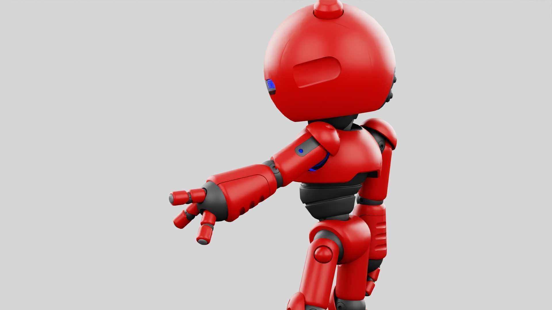 HELL BOY BOT RIGGED 3D model rigged | CGTrader