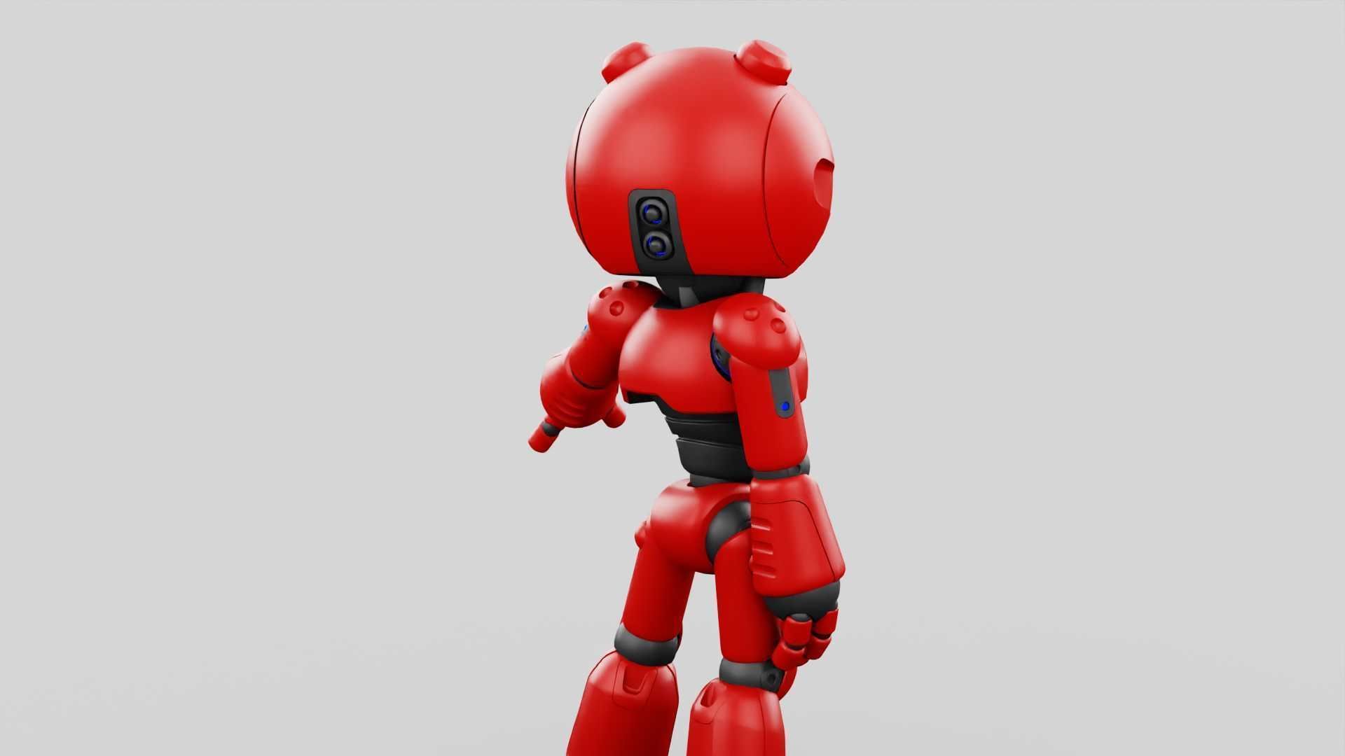HELL BOY BOT RIGGED 3D model rigged | CGTrader