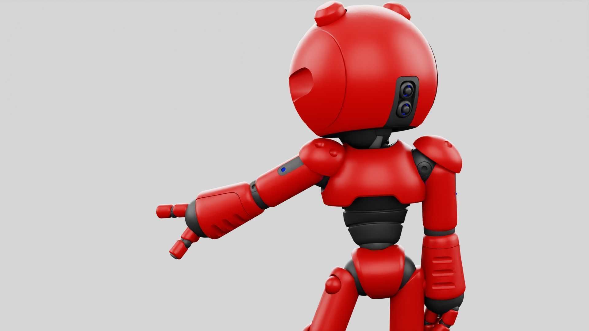 HELL BOY BOT RIGGED 3D model rigged | CGTrader