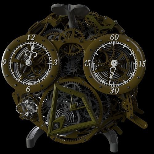 Single shaft Tourbillon 3D PRINT 3D model 3D printable | CGTrader