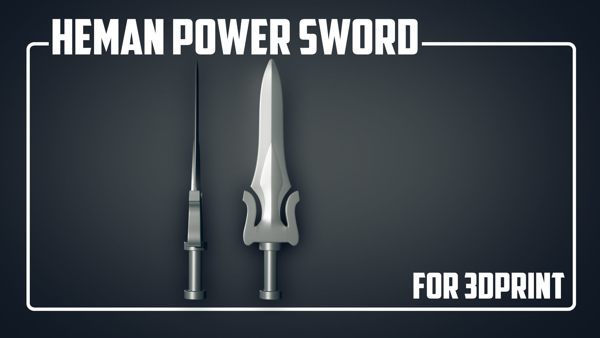 Heman Power Sword 3D model 3D printable | CGTrader