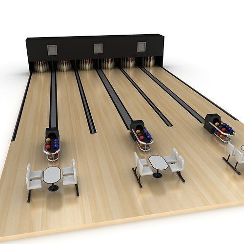 Bowling Lane 3D model | CGTrader