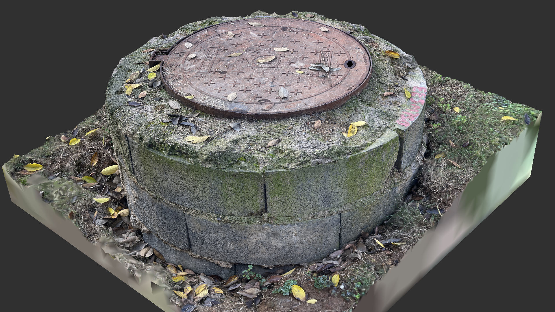 Manhole 3d scan 3D model | CGTrader