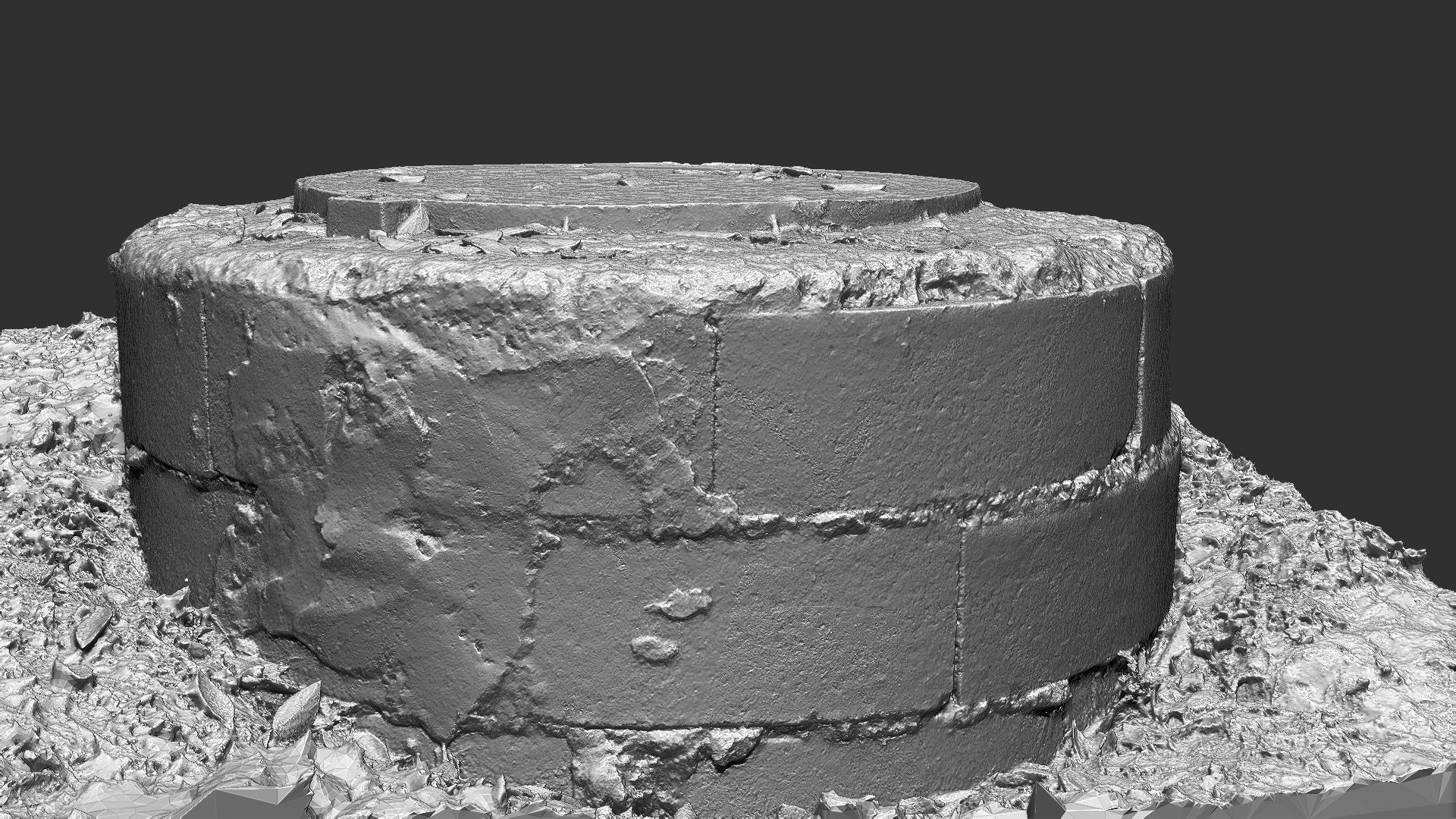 Manhole 3d scan 3D model | CGTrader