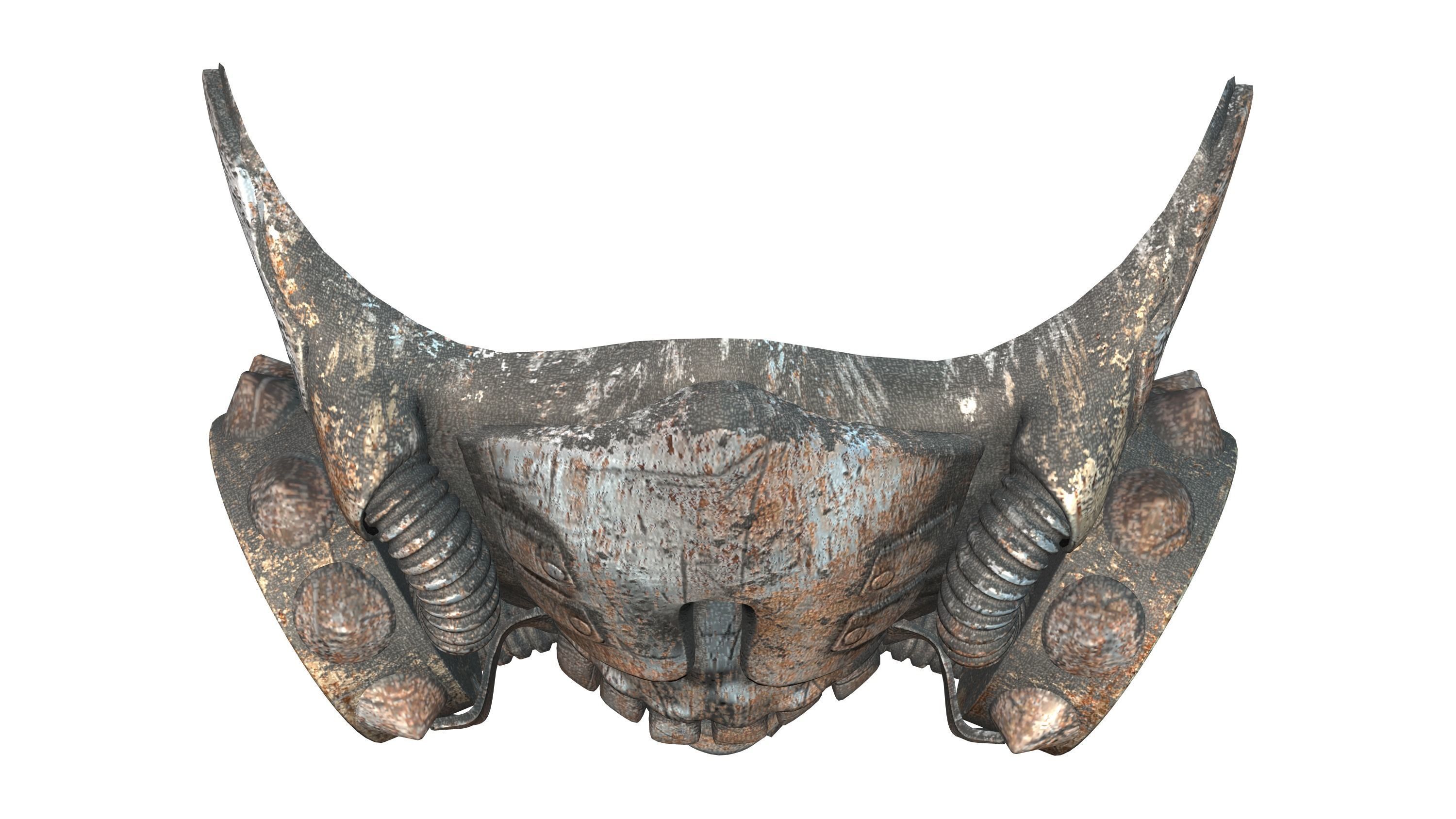 3D model Doomsday Post Apocalyptic Face Mask VR / AR / low-poly | CGTrader