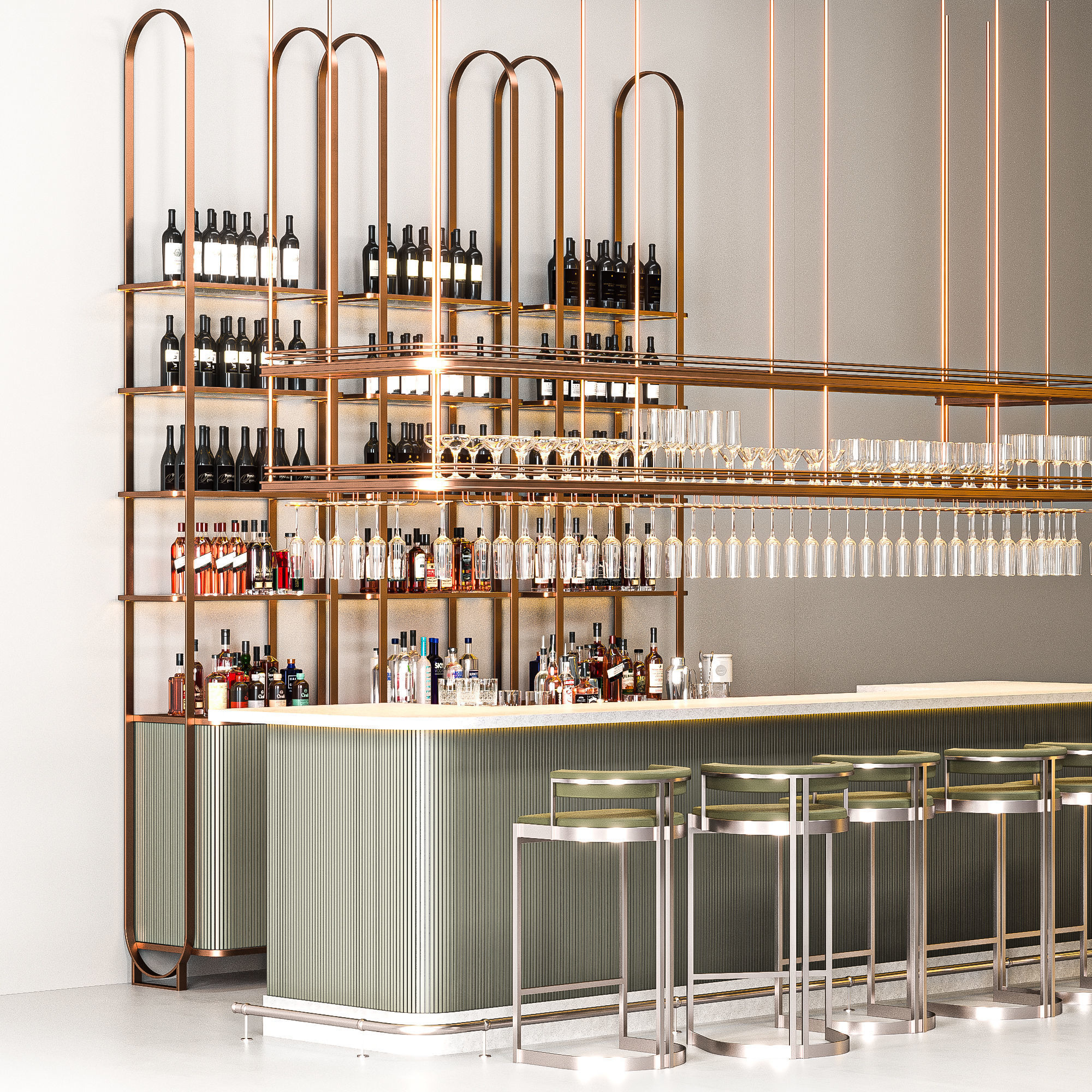 Royal Bar 3D model | CGTrader