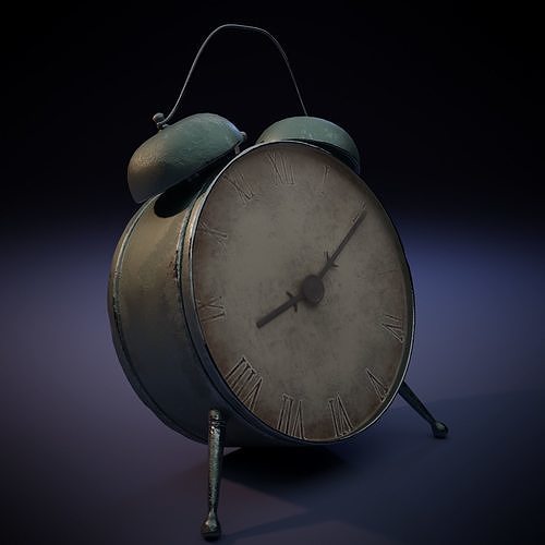 old alarm clock free VR / AR / low-poly 3D model | CGTrader