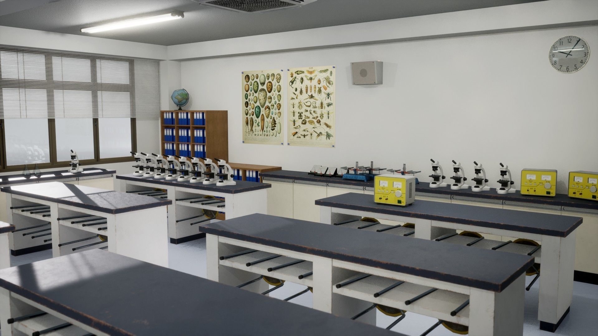 3D model Japanese School Science Classroom VR / AR / low-poly | CGTrader