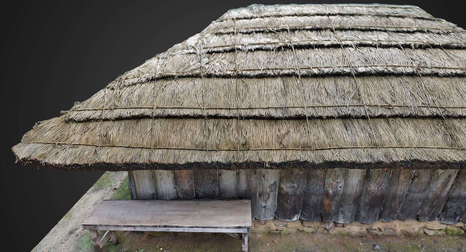 Thatched - Roof House 3D model | CGTrader
