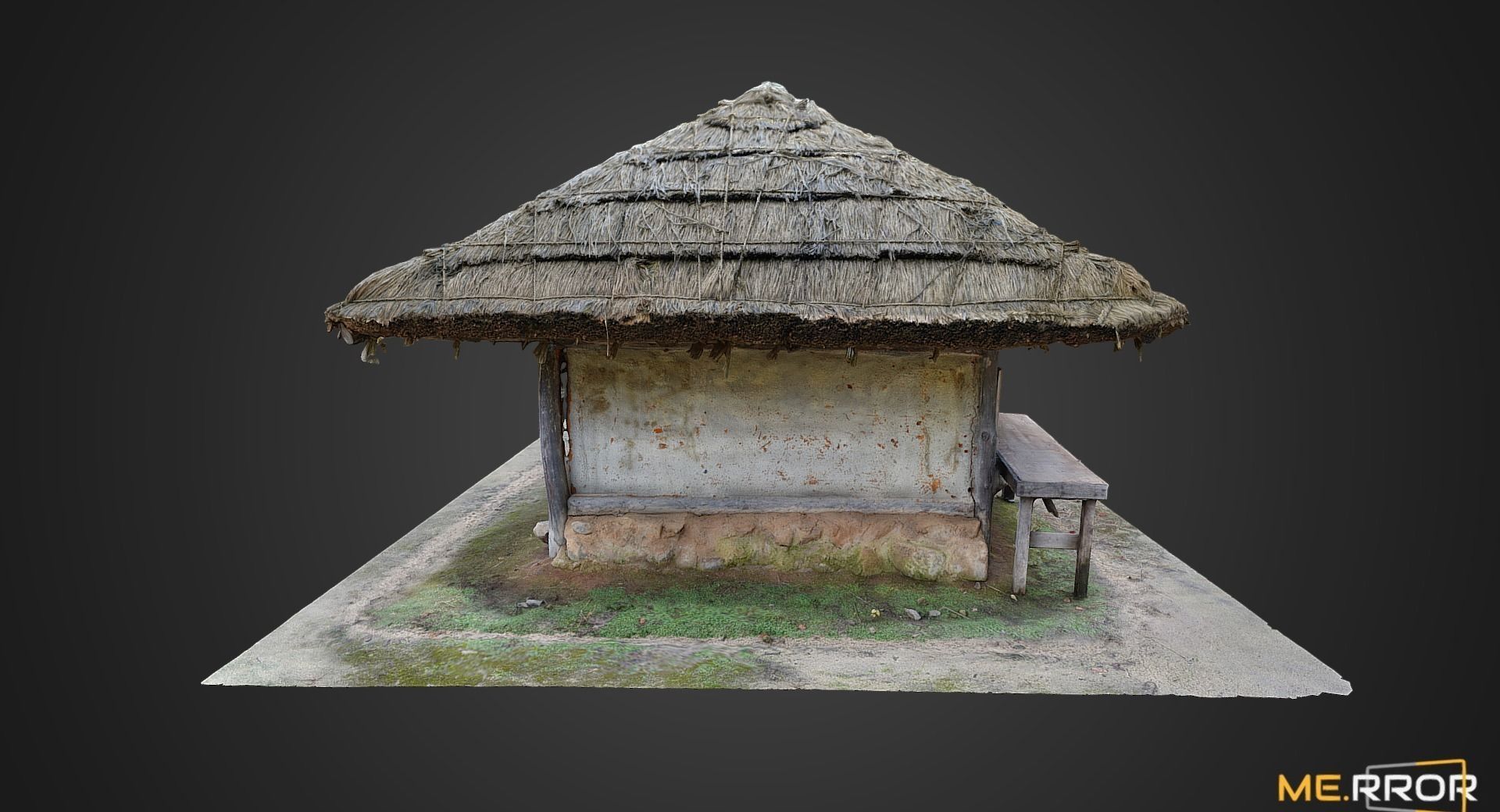 Thatched - Roof House 3D model | CGTrader