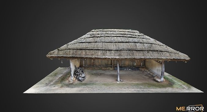 Thatched - Roof House 3D model | CGTrader