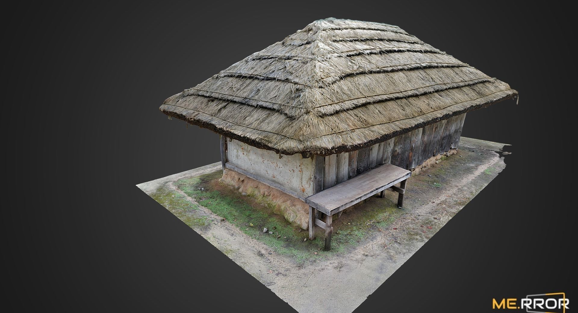 Thatched - Roof House 3D model | CGTrader