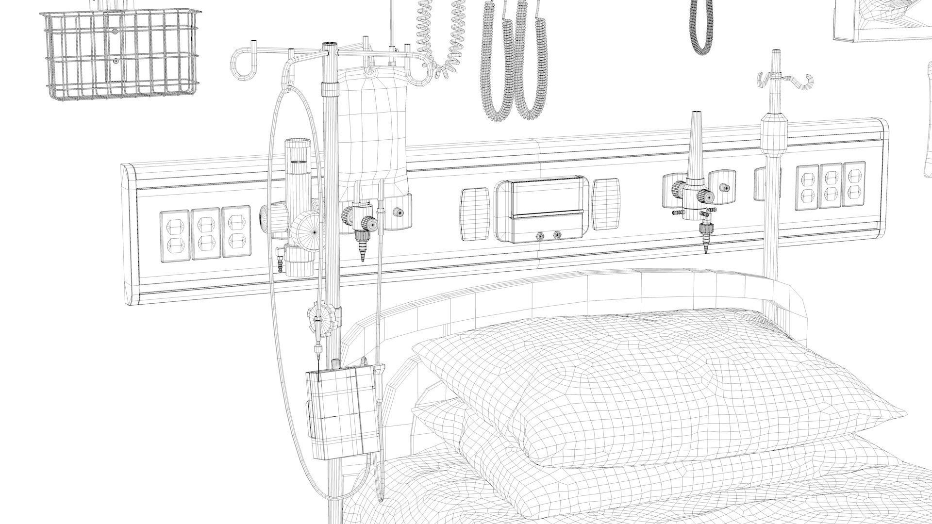 3D model ICU Equipment VR / AR / low-poly | CGTrader