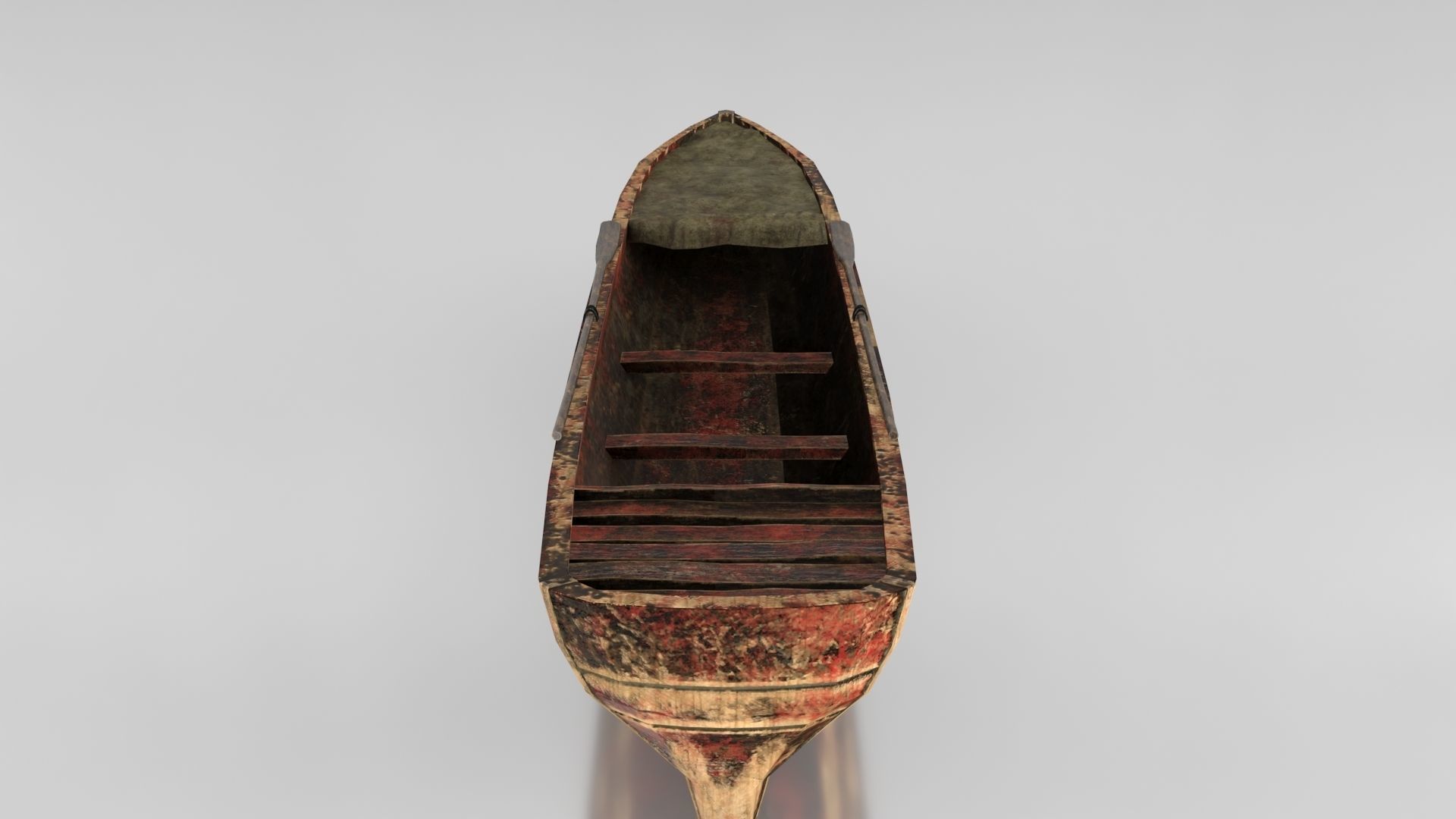3D model Old Medieval Rowboat VR / AR / low-poly | CGTrader