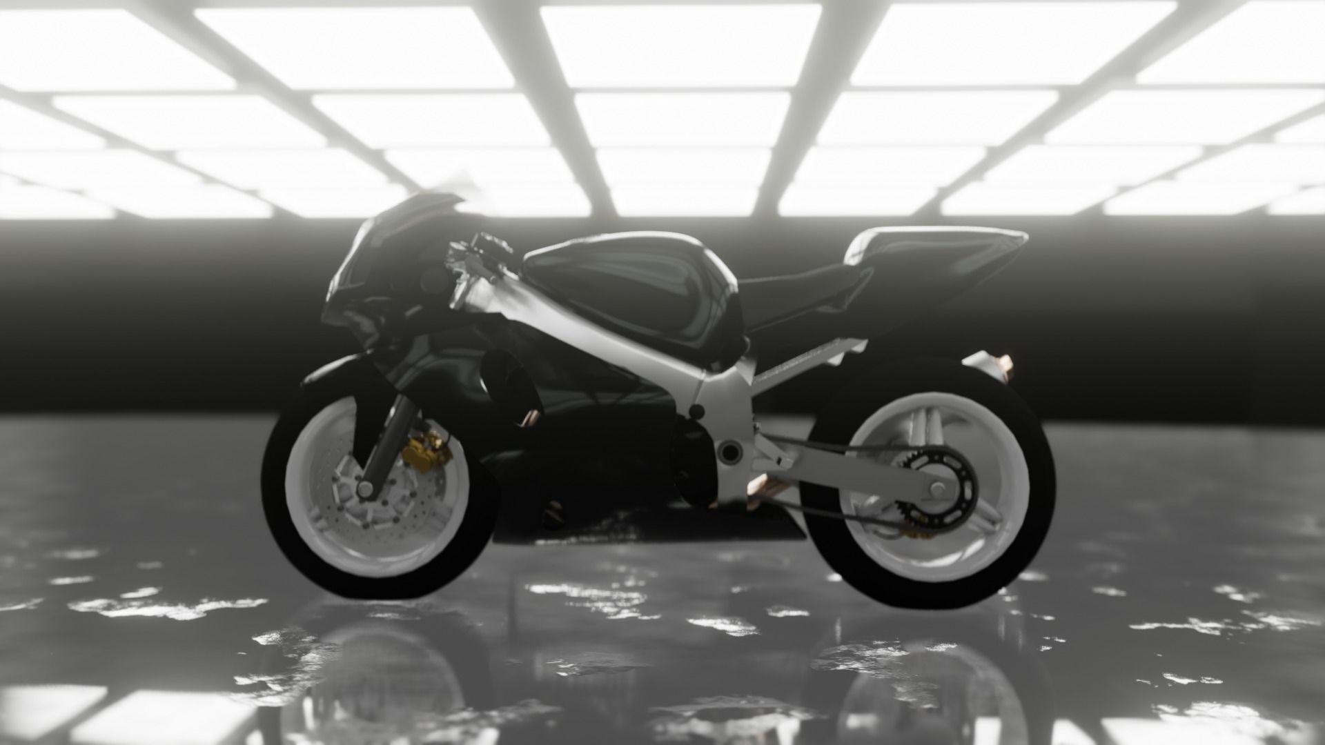 3D model Sport Motorcycle 1000cc VR / AR / low-poly | CGTrader