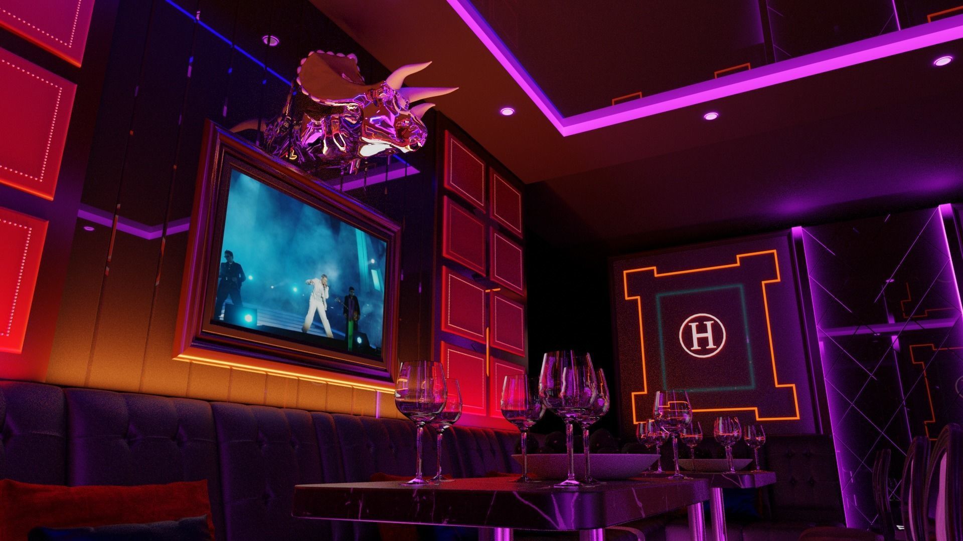 KTV room 3D model 3D model | CGTrader