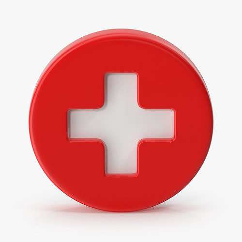 First Aid Sign 3d