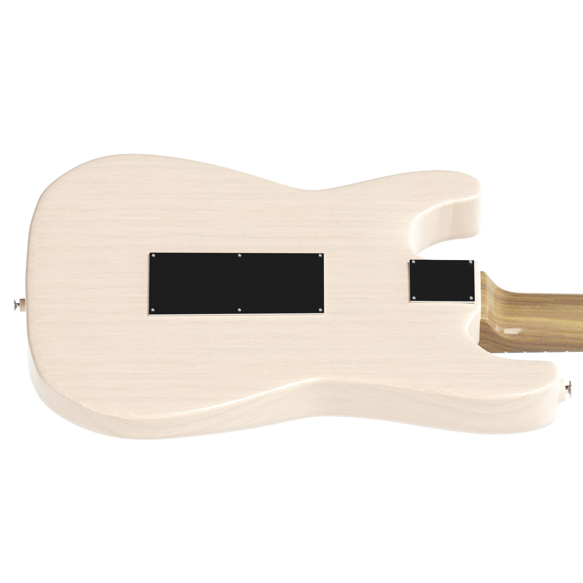 Suhr Guitars SUHR CLASSIC CUSTOM TRANS WHITE SWAMP ASH 3D model | CGTrader