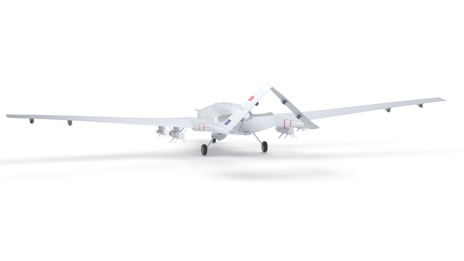 Bayraktar TB2 Turkish Armed Forces Drone 3D model | CGTrader