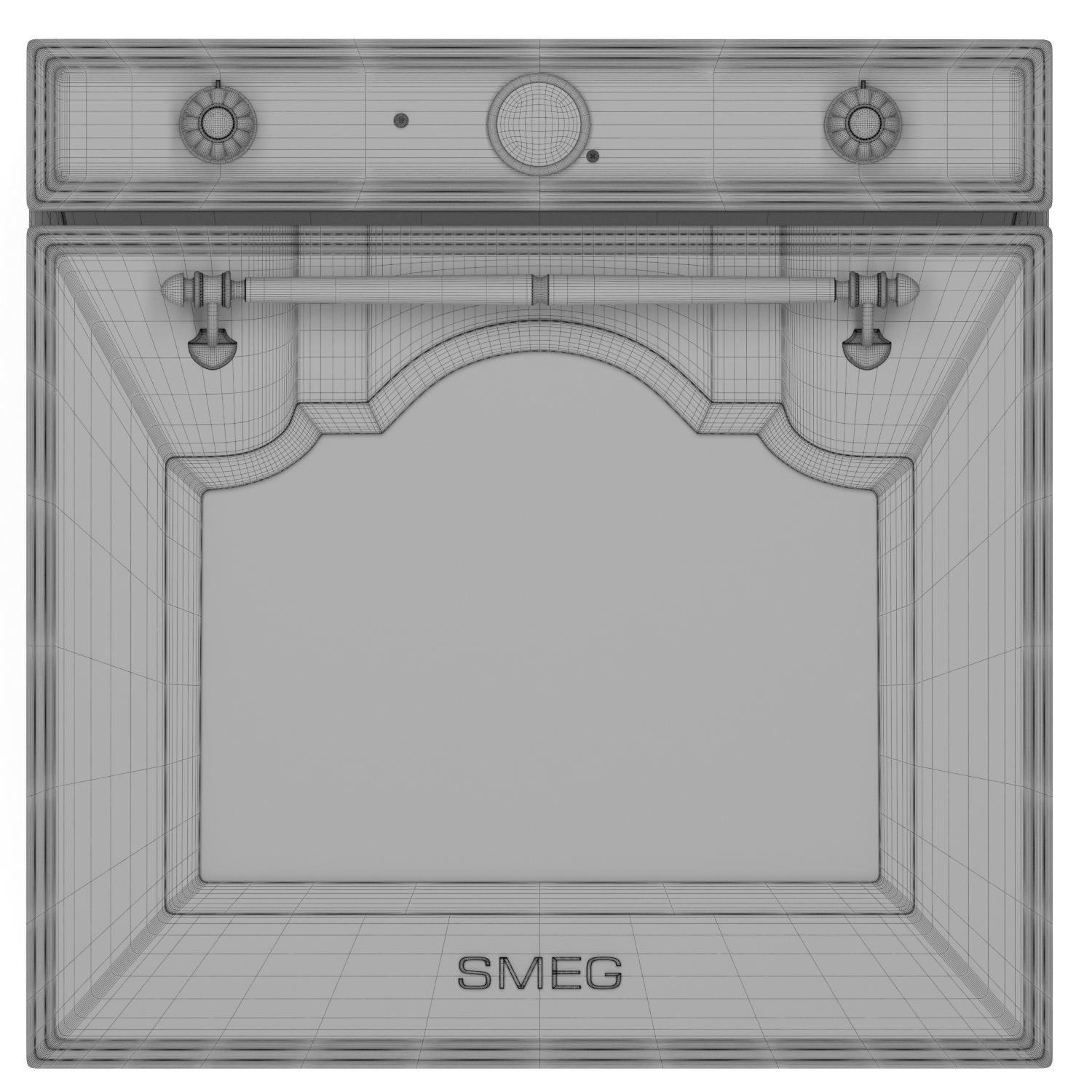 SMEG kitchen appliances 3D model | CGTrader