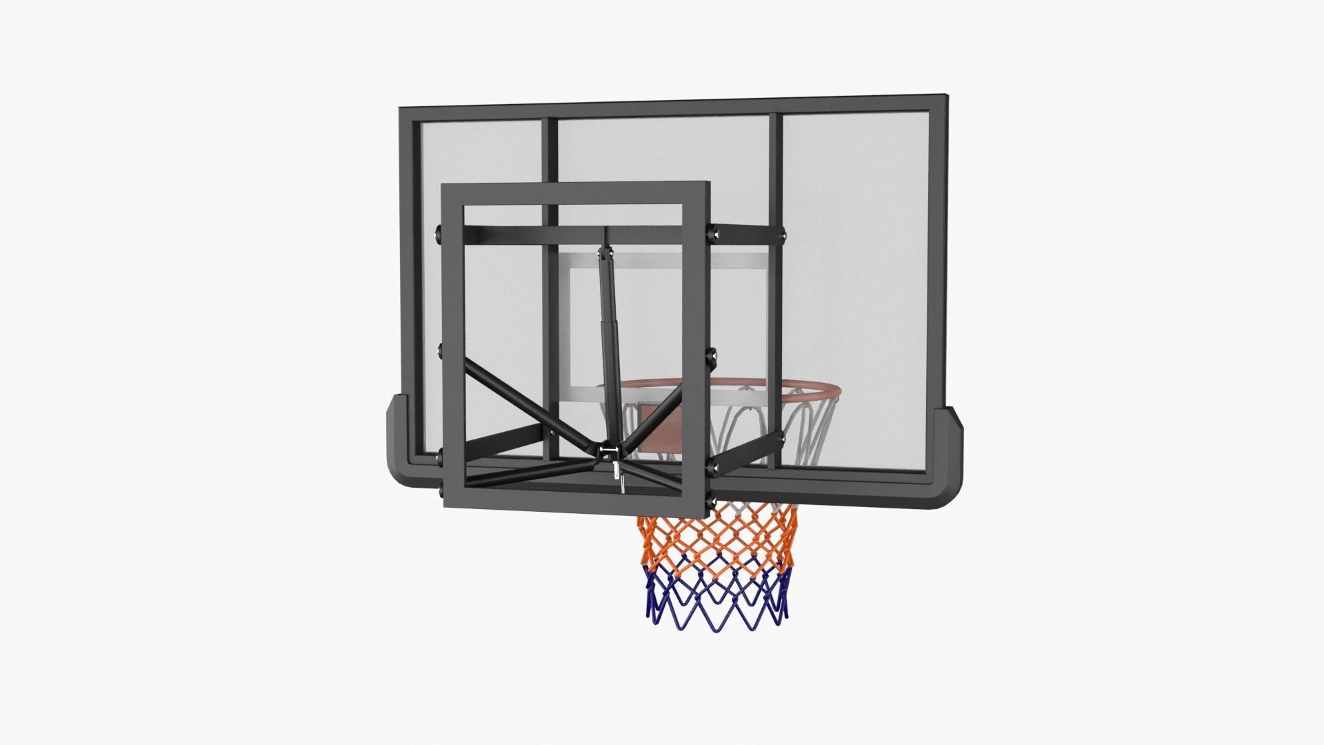 3D model Wall Mount Basketball Hoop VR / AR / low-poly | CGTrader