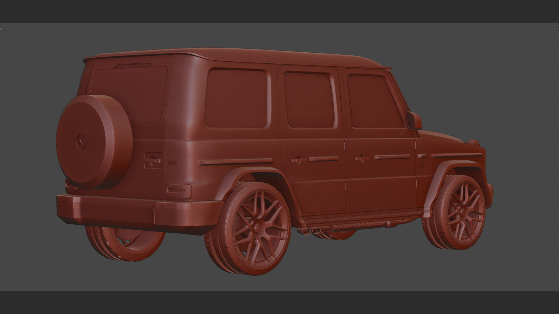 Mercedes-AMG G63 3D model animated | CGTrader