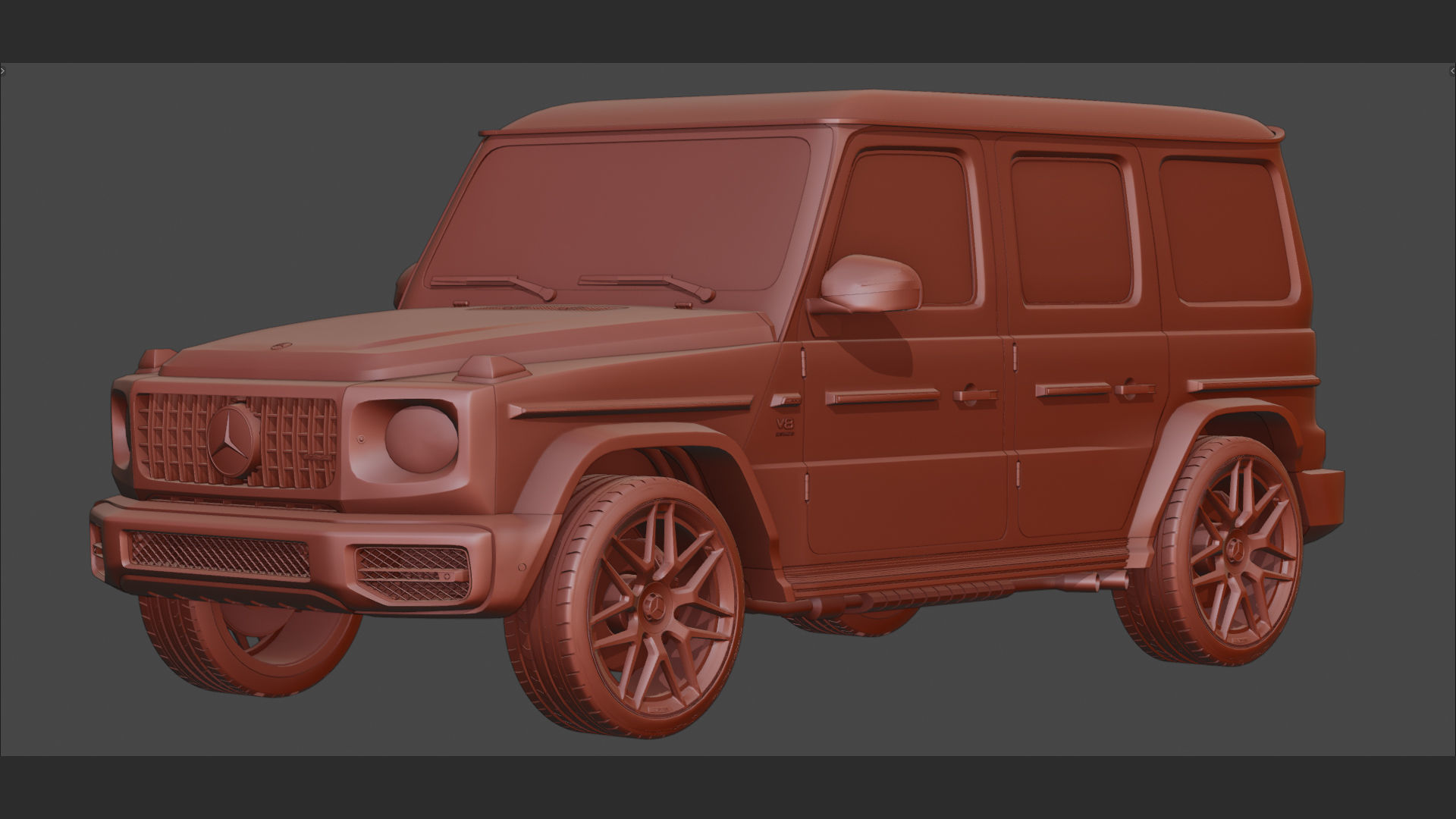 Mercedes-AMG G63 3D model animated | CGTrader
