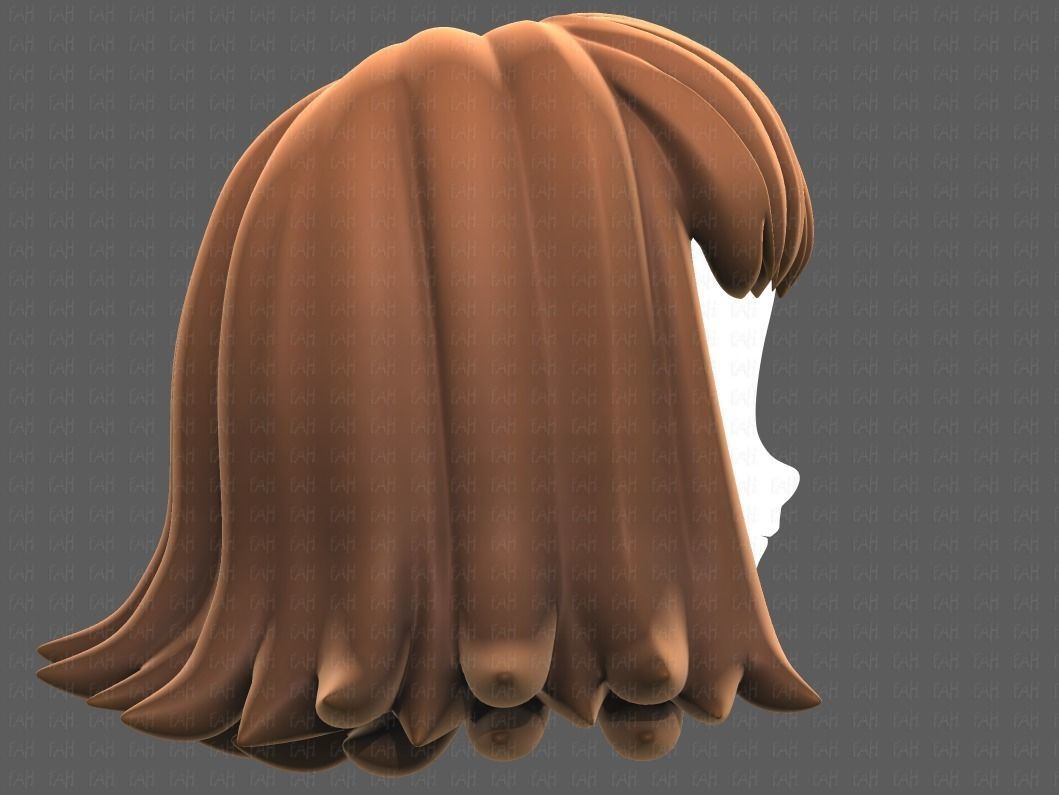 3D model Base Hair for girl V47 VR / AR / low-poly | CGTrader