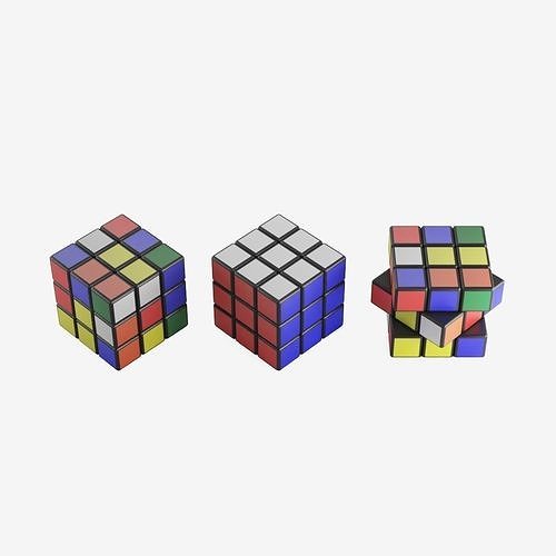 3D model Cubic Rube VR / AR / low-poly | CGTrader