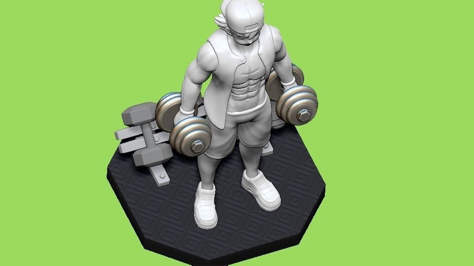 ash ketchum swole 3D model 3D printable | CGTrader