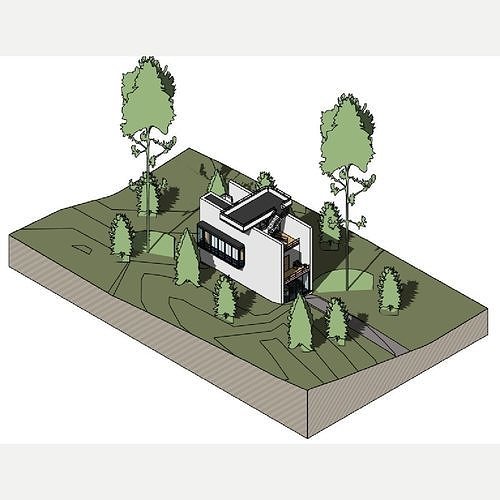 3 St House - Revit 3D model | CGTrader