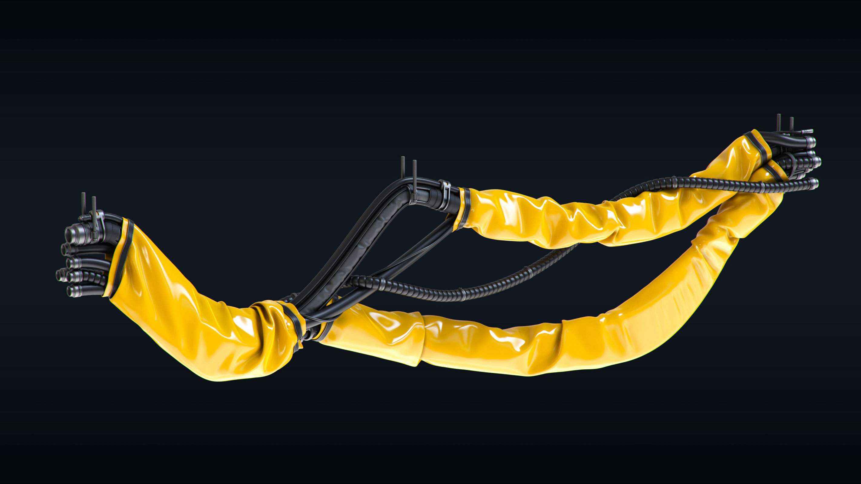 Cables and Wires set 3D model | CGTrader
