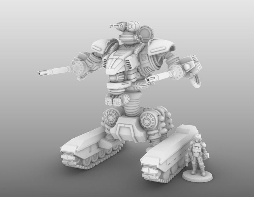 Raptor T- 28mm Combat Assault Fire Support Unit 3D model 3D printable ...