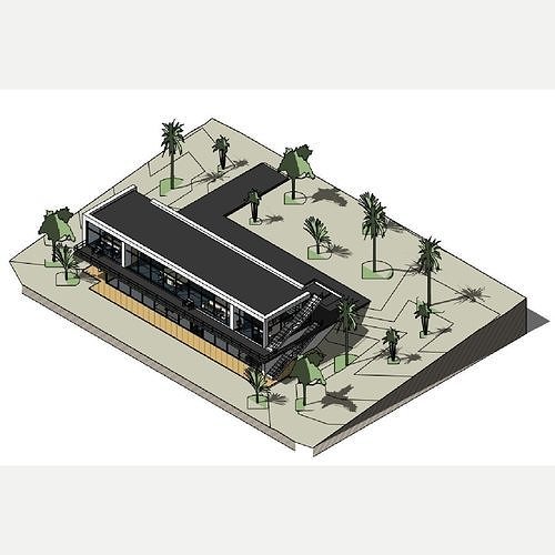 Sand House - Revit 3D model | CGTrader