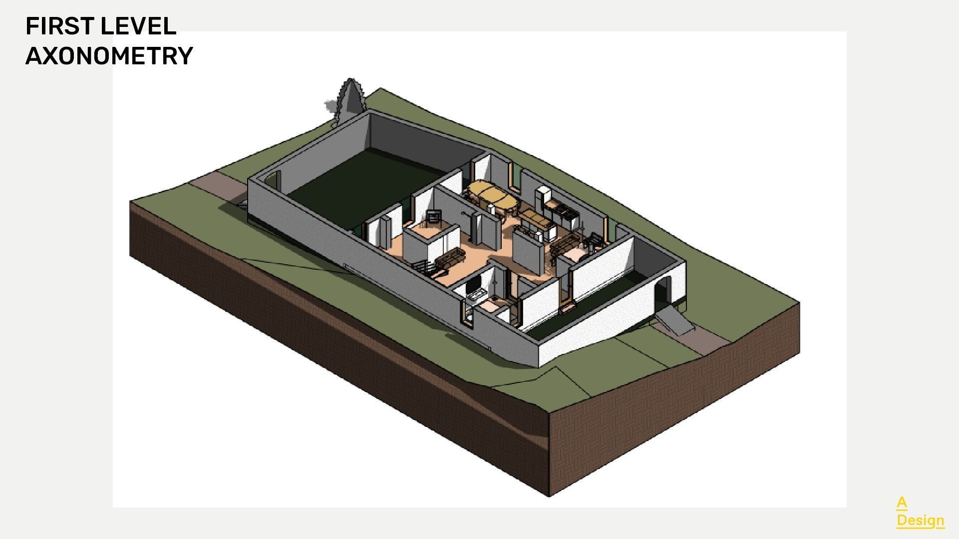 Triangle house - Revit 3D model | CGTrader