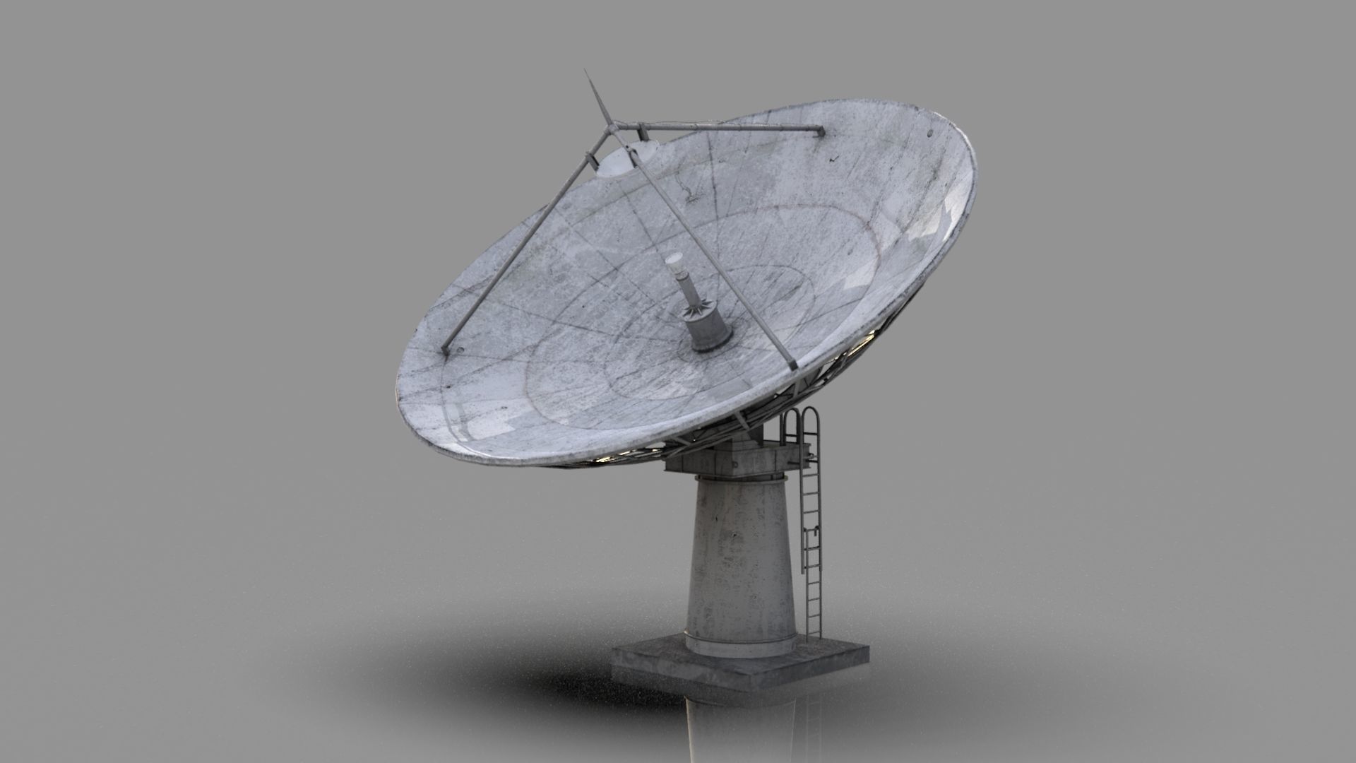 3D model Large Satellite Antenna VR / AR / low-poly | CGTrader