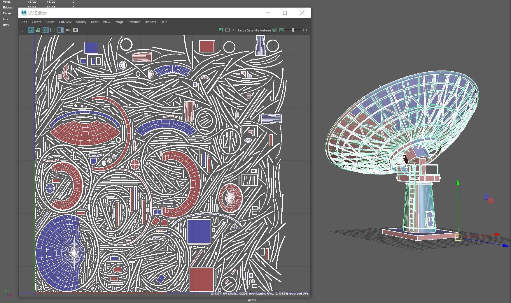 3D model Large Satellite Antenna VR / AR / low-poly | CGTrader