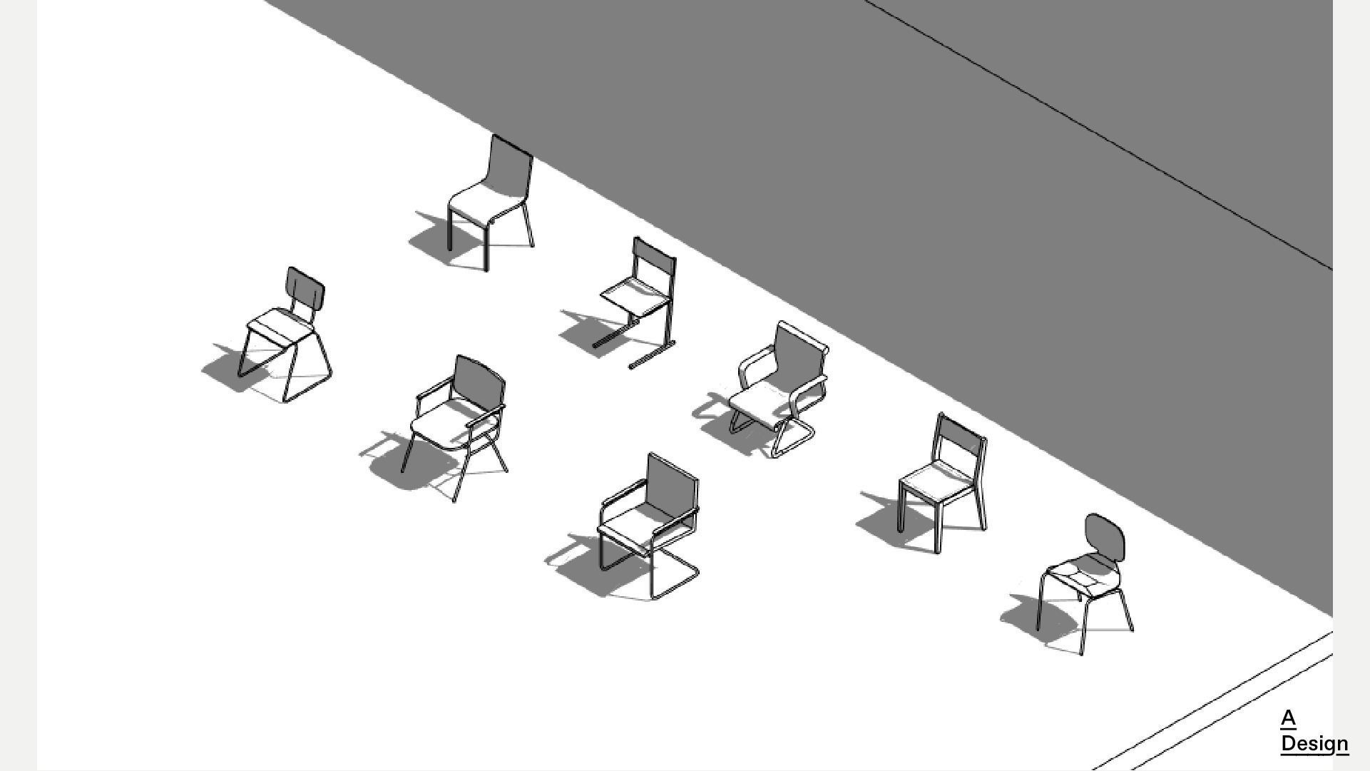 Chairs - Revit 3D model | CGTrader