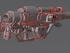 3D model Stylized Sci-Fi Rocket launcher VR / AR / low-poly | CGTrader