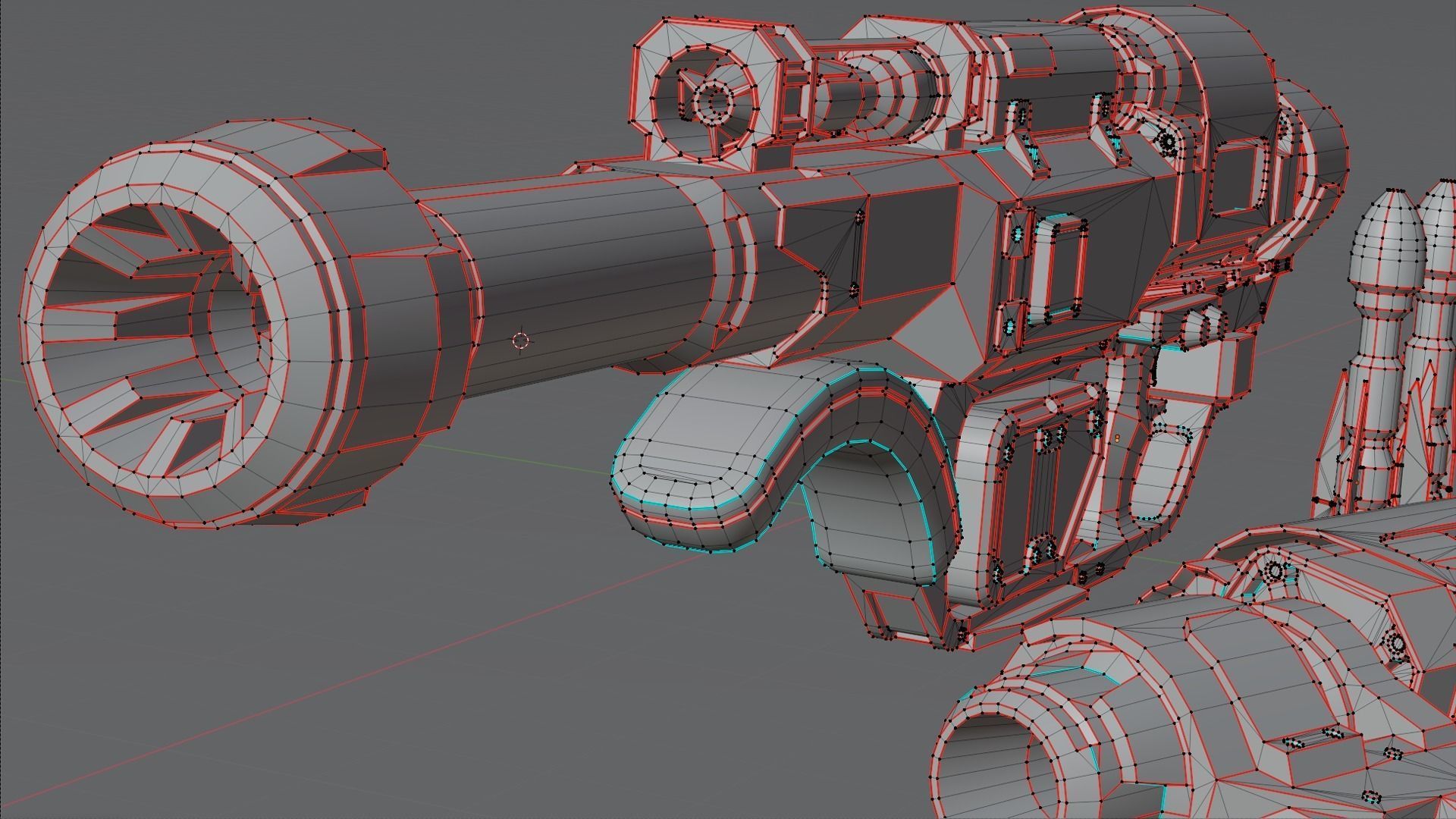 3D model Stylized Sci-Fi Rocket launcher VR / AR / low-poly | CGTrader