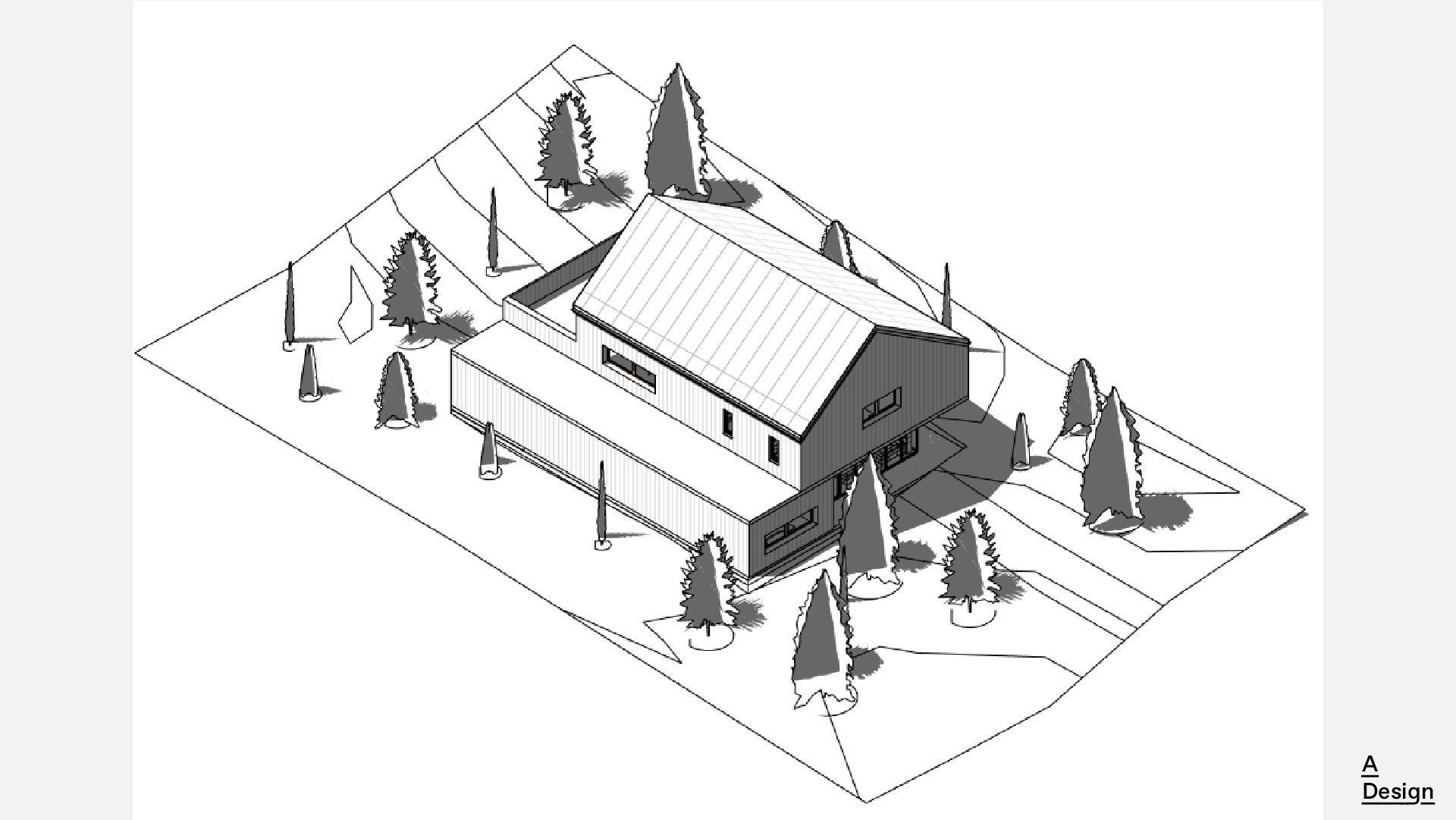 Two-storey house - Revit 3D model | CGTrader