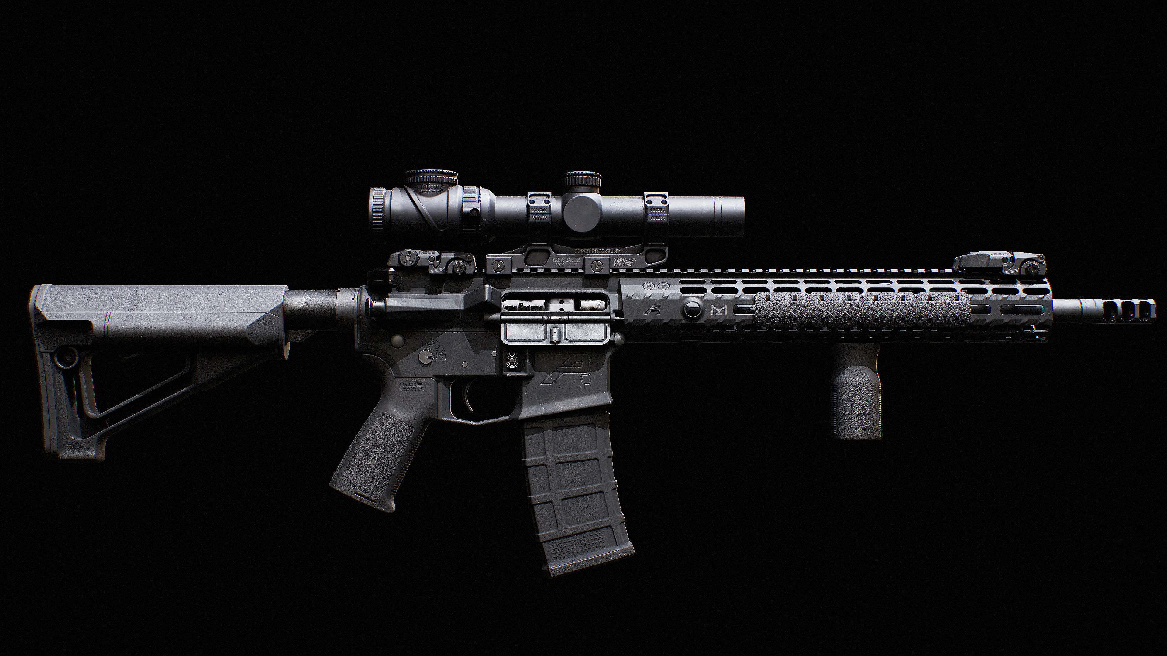 3D model Ar15 AAA 3D Model Game Asset For FPS VR / AR / low-poly | CGTrader