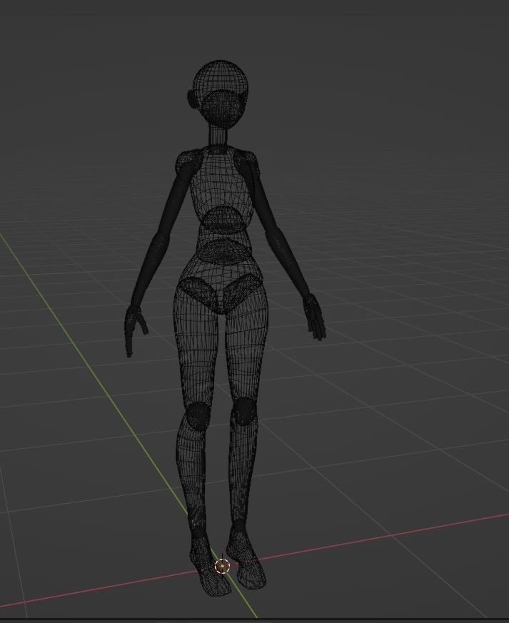 Female Cartoon Base Mesh free 3D model | CGTrader