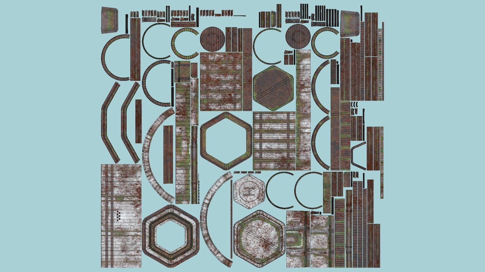 3D model SciFi Facility A10 Abandoned - Sci Fi Exterior Design VR / AR ...