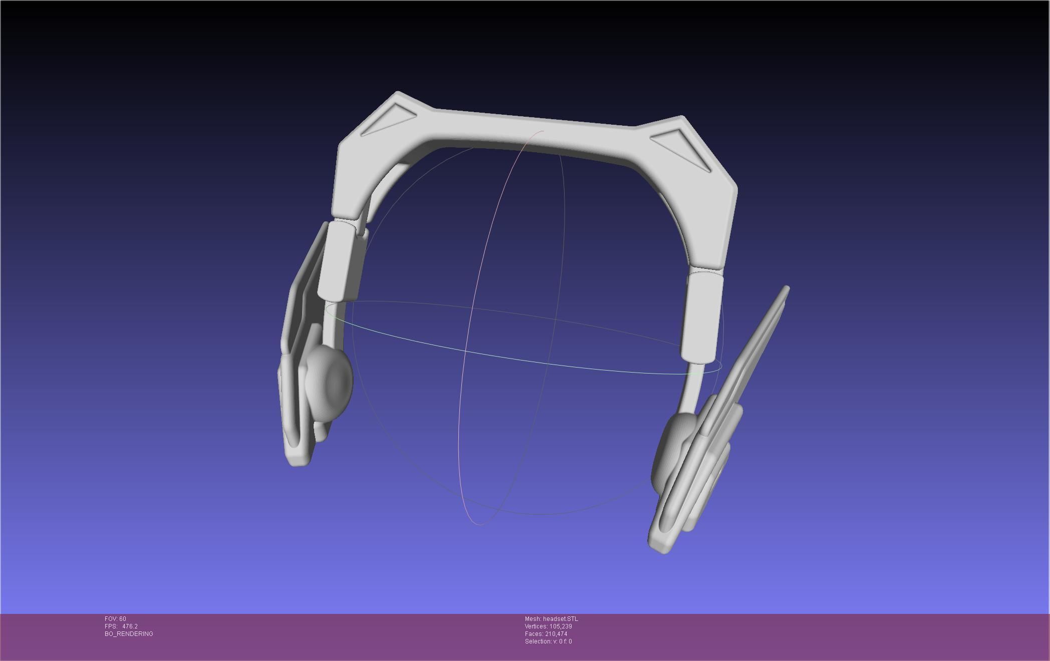 Overwatch 2 Version DVa Headset Printable Model 3D model 3D printable ...