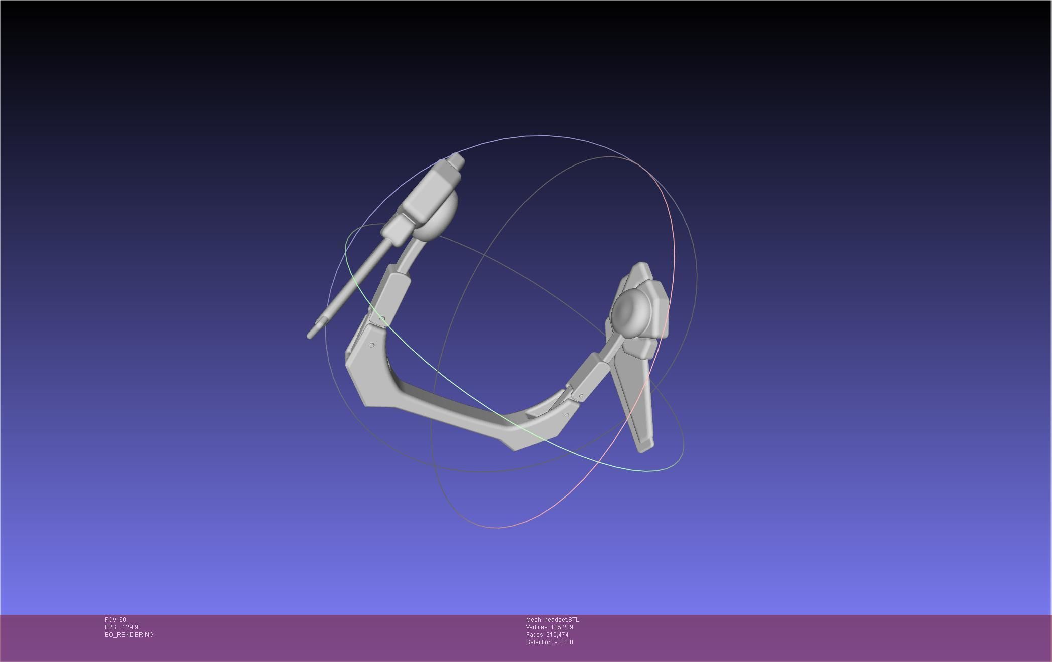 Overwatch 2 Version DVa Headset Printable Model 3D model 3D printable ...