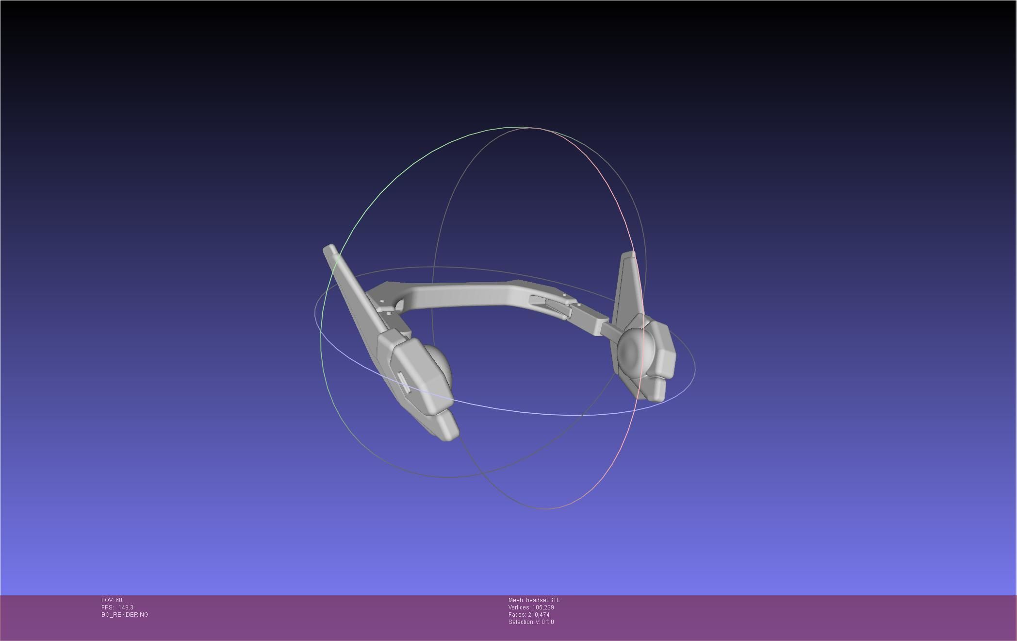 Overwatch 2 Version DVa Headset Printable Model 3D model 3D printable ...